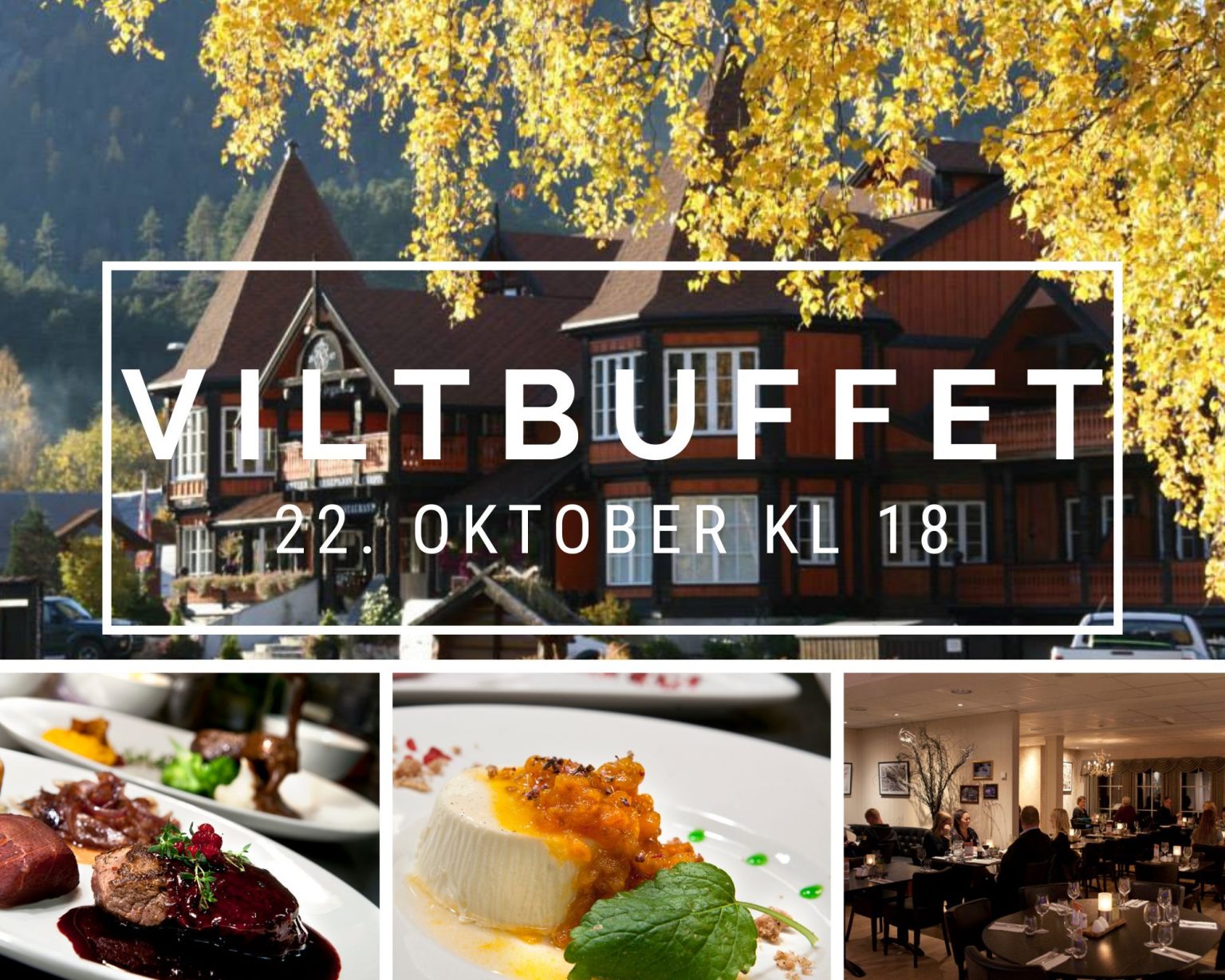 Kommende Hendelser « Viltbuffet! Sølvgarden Hotell og feriesenter « HANEN